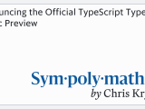 Announcing The Official Typescript Types Public Preview
